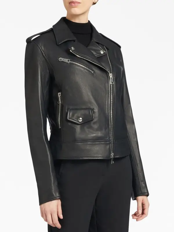 GIUSEPPE ZANOTTI Amelia Biker Jacket - Black