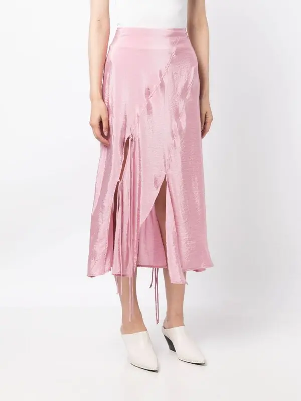 REJINA PYO Joey Draped Midi Skirt