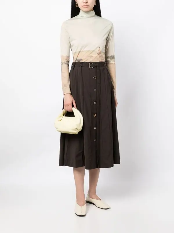 REJINA PYO Noor Pleated Midi Skirt