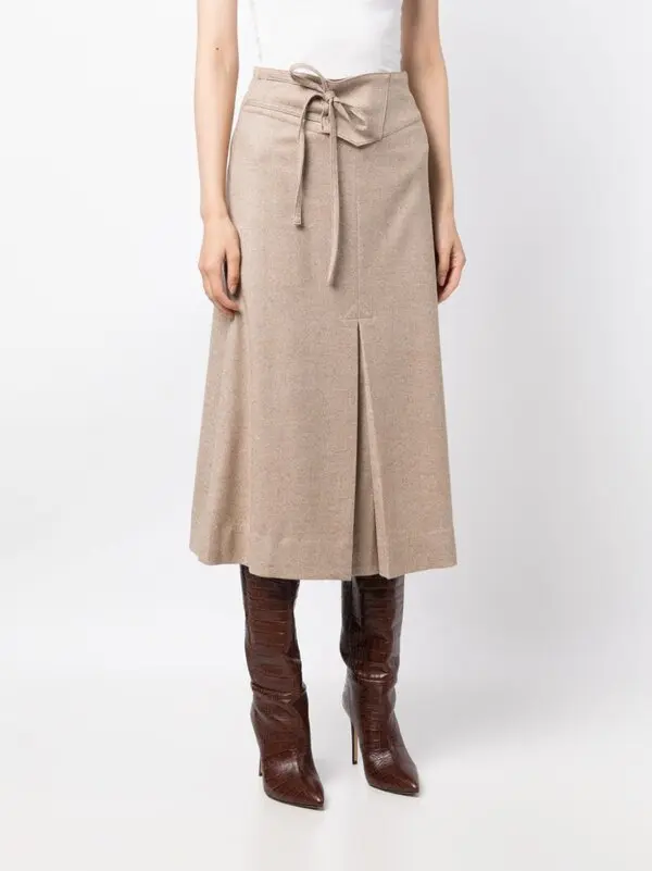 REJINA PYO Boone Wool-blend Midi Skirt
