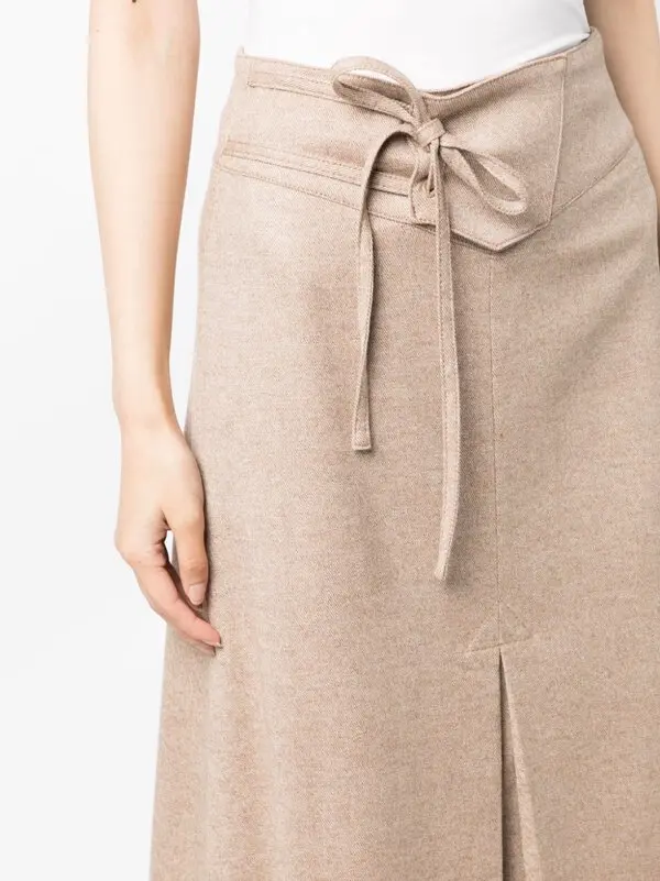 REJINA PYO Boone Wool-blend Midi Skirt