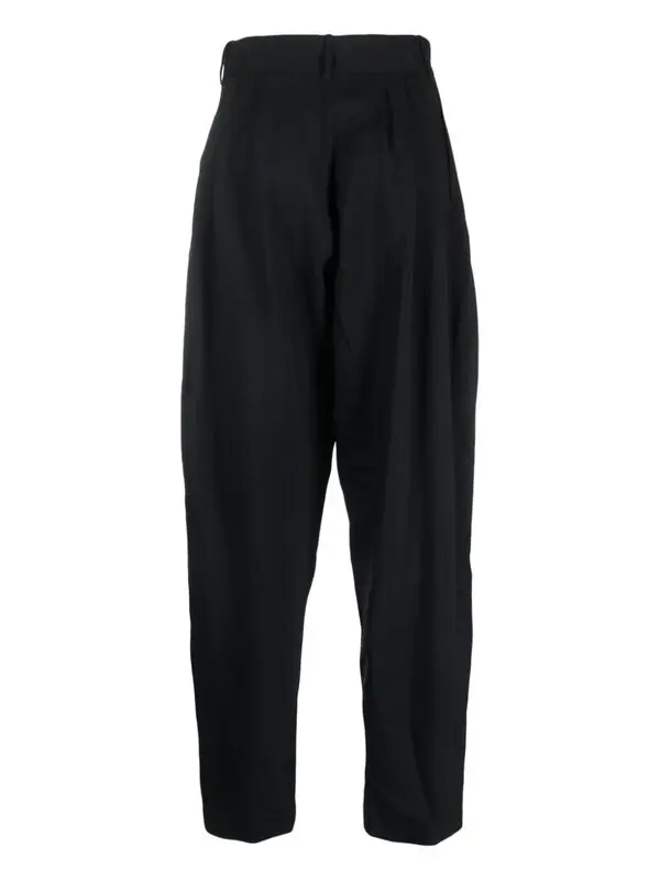 QUIRA Pleat-detailing Wool Trousers