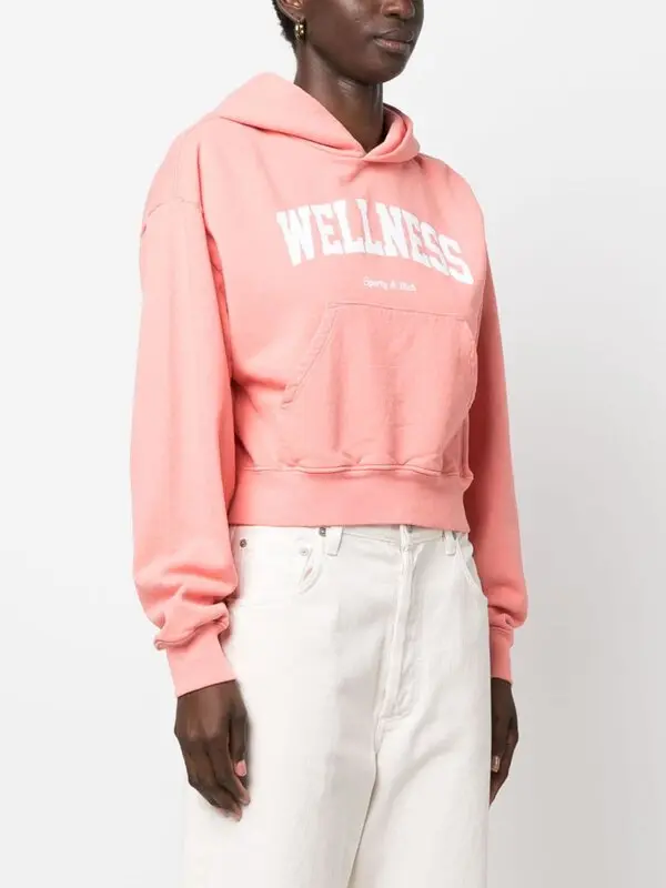 SPORTY & RICH Logo-print Hoodie