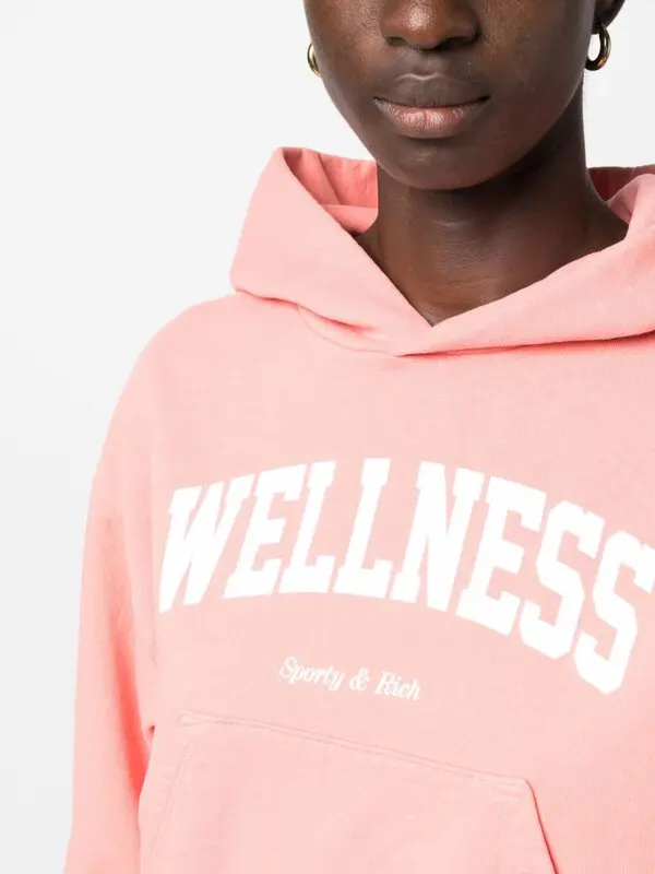 SPORTY & RICH Logo-print Hoodie