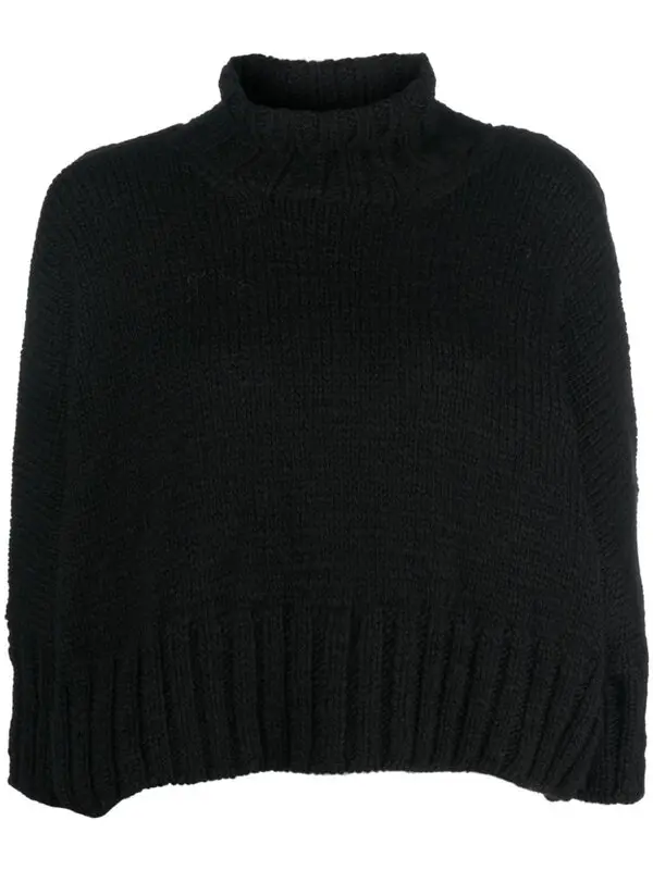 Yohji Yamamoto Roll-neck Wool Jumper