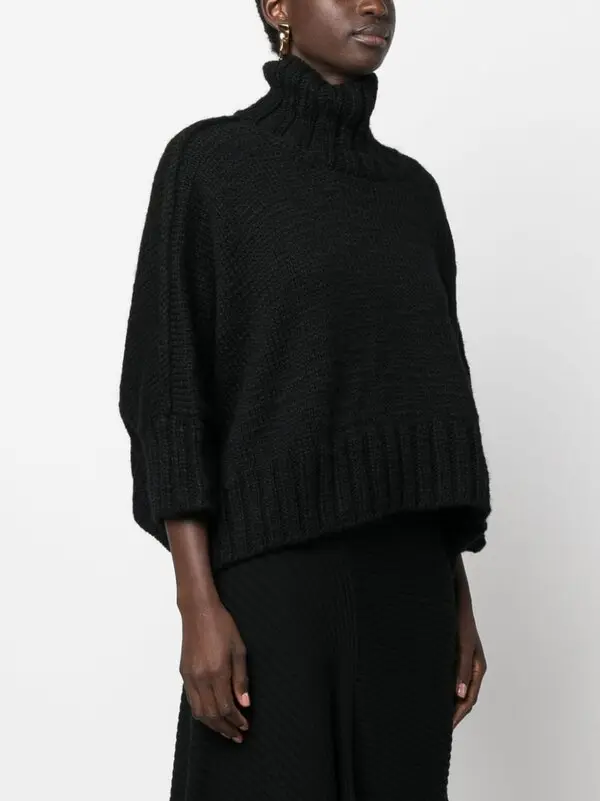 Yohji Yamamoto Roll-neck Wool Jumper
