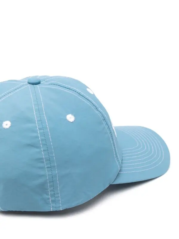 SPORTY & RICH Logo-embroidered Curved-peak Baseball Cap