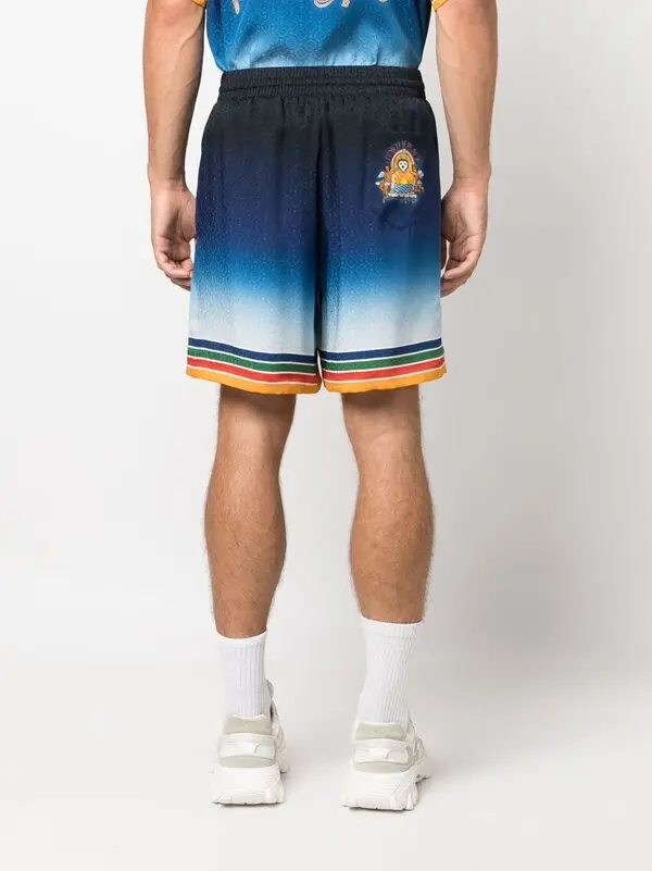 Casablanca Studio De Musique Silk Shorts
