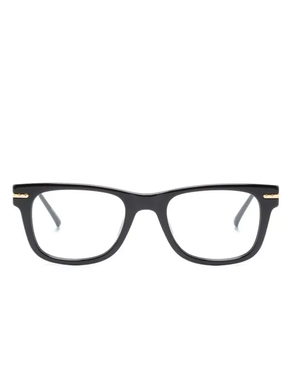 Linda Farrow Portico Square-frame Glasses - Black