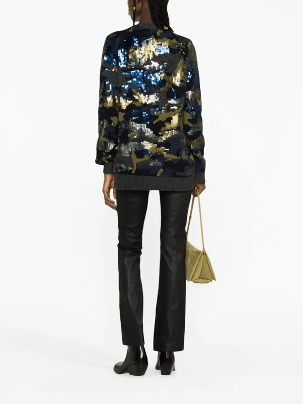 Zadig&Voltaire Sequin-embellished Merino Wool Jumper