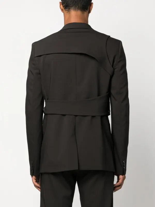 HELIOT EMIL Layered-effect Single-breasted Blazer
