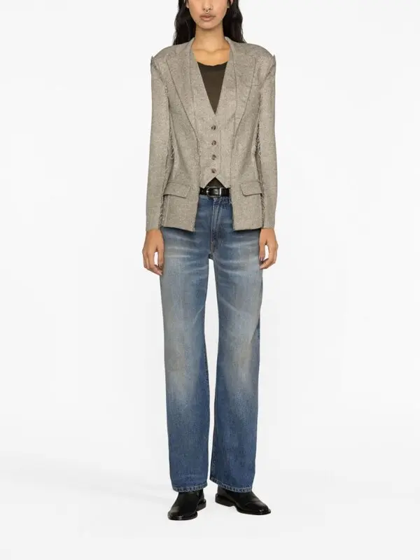 R13 Mid-rise Straight-leg Jeans - Blue