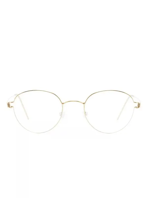 LINDBERG Bo Pgt Round Frame Glasses - Gold
