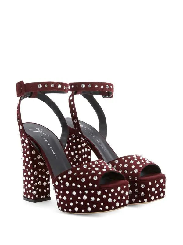 GIUSEPPE ZANOTTI 120mm Betty Sparkle Sandals