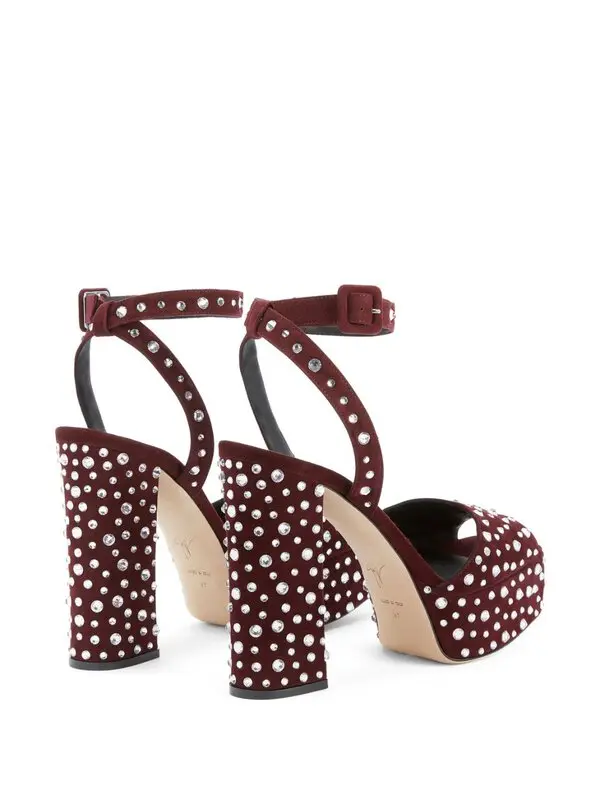 GIUSEPPE ZANOTTI 120mm Betty Sparkle Sandals