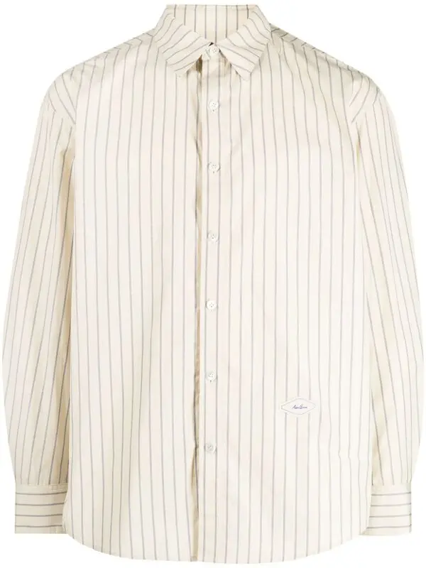 ADER ERROR Striped Cotton Shirt