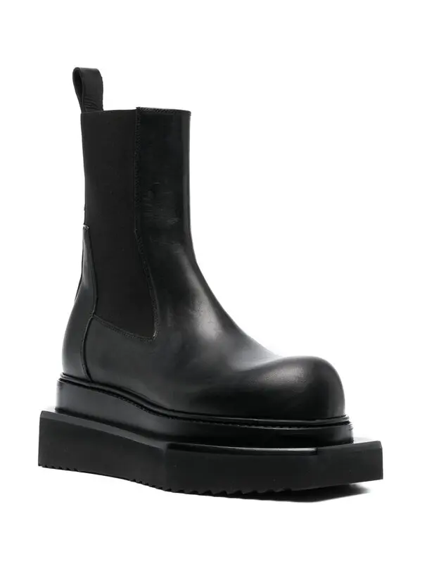Rick Owens Beatle Turbo Cyclops Leather Boots