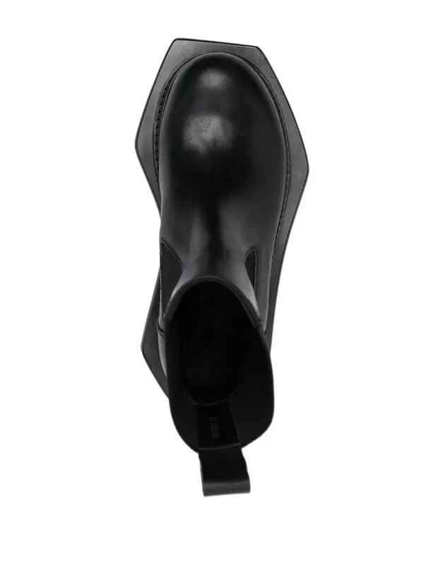Rick Owens Beatle Turbo Cyclops Leather Boots