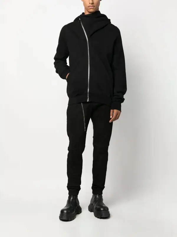 Rick Owens Aircut Decorative-zip Skinny Joggers