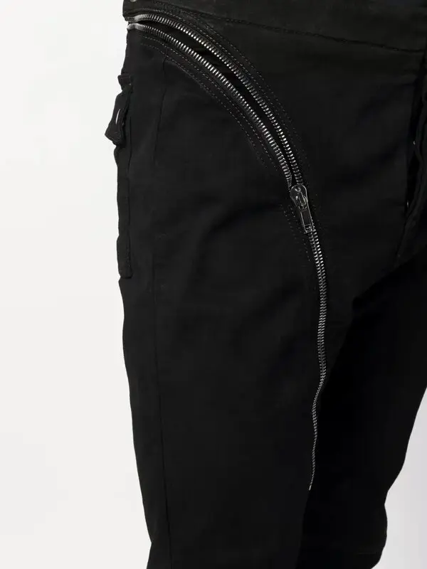 Rick Owens Aircut Decorative-zip Skinny Joggers