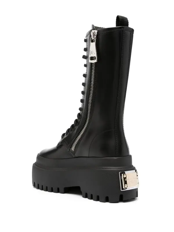 Dolce & Gabbana Platform Combat Boots