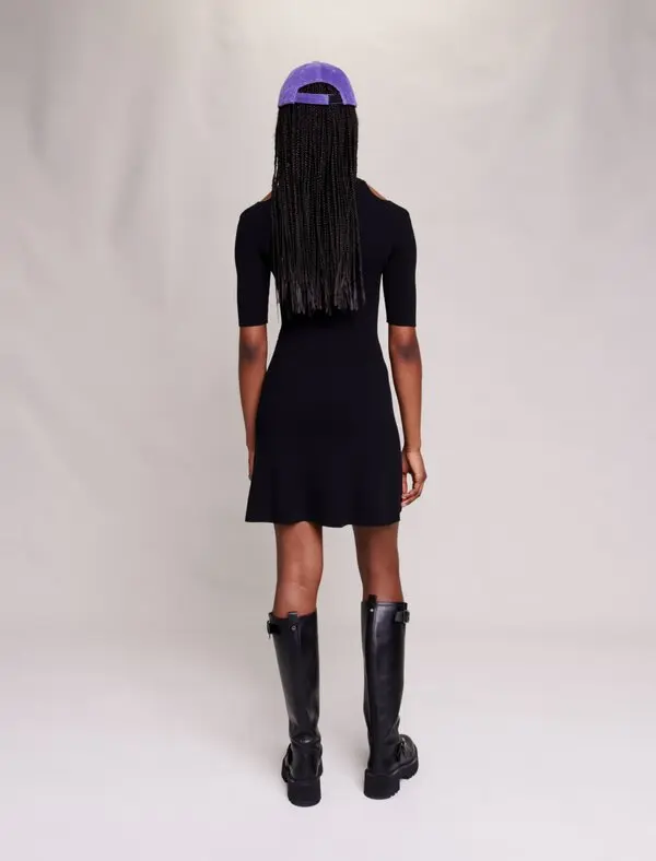 Maje Cutaway Short Dress