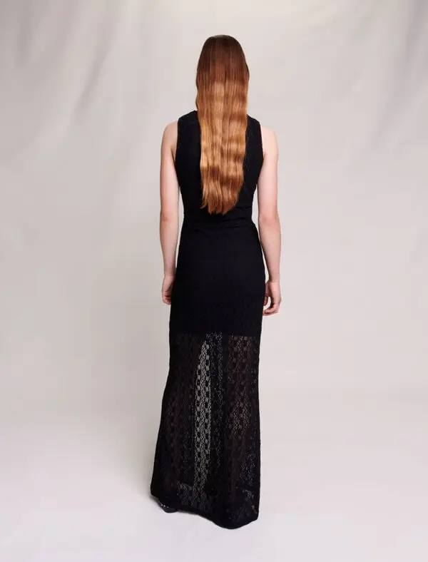 Maje Lace Maxi Dress