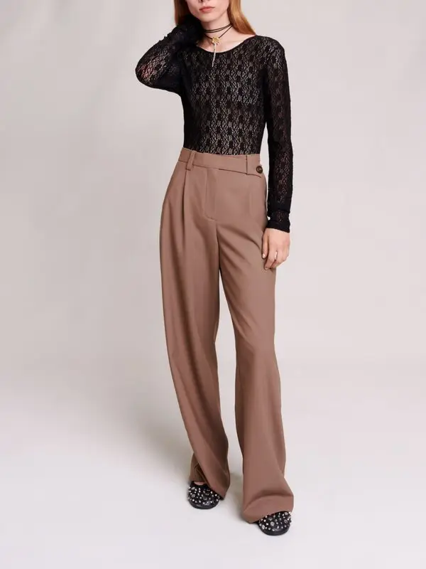 Maje Lace Bodysuit