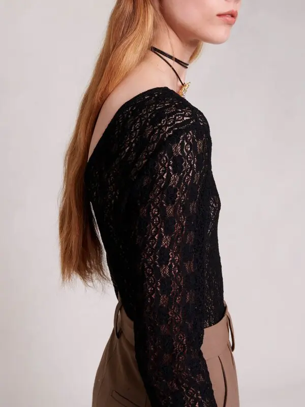 Maje Lace Bodysuit