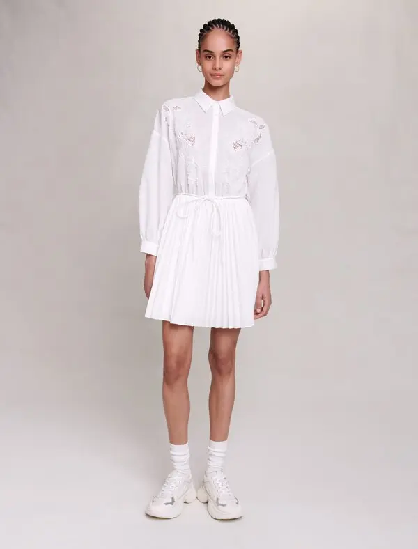 maje short shirt dress Short shirt dress Blue For Women