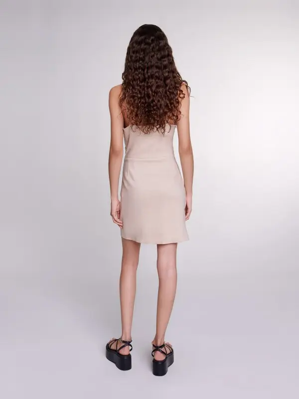 Maje Short Draped Dress
