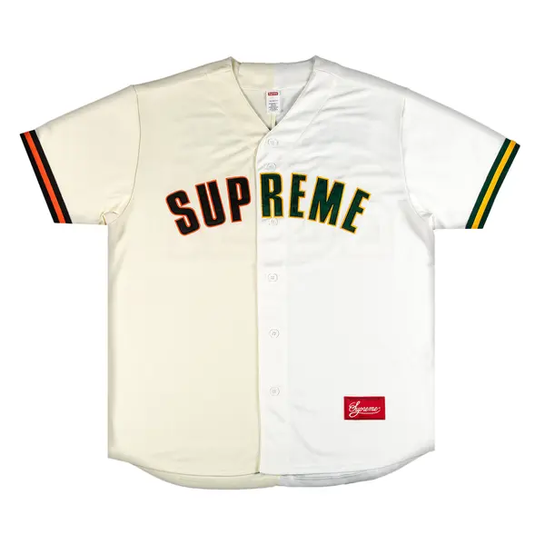 Supreme Don't Hate Baseball Jersey - White