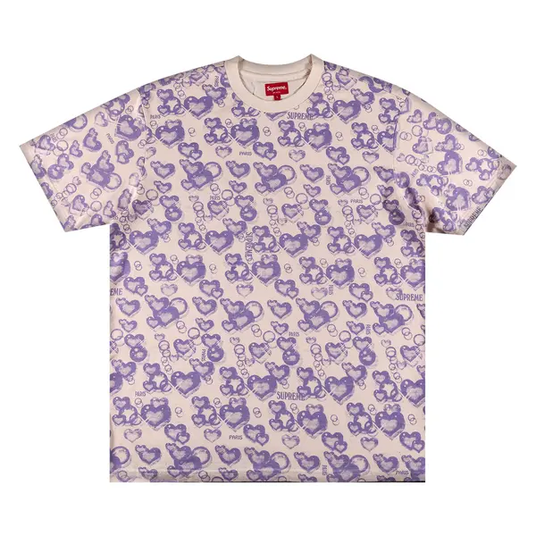 Supreme Hearts Short-sleeve Top 'light - Pink