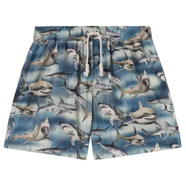 Palm Angels Sharks Swimshorts - Blue