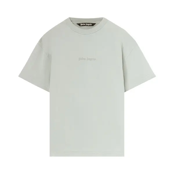 Palm Angels Reverse Logo Print T-shirt 'light - Grey