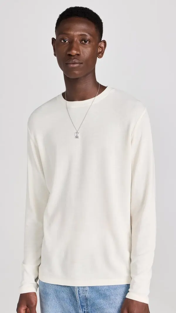 Nn07 Clive Waffle Knit Tee