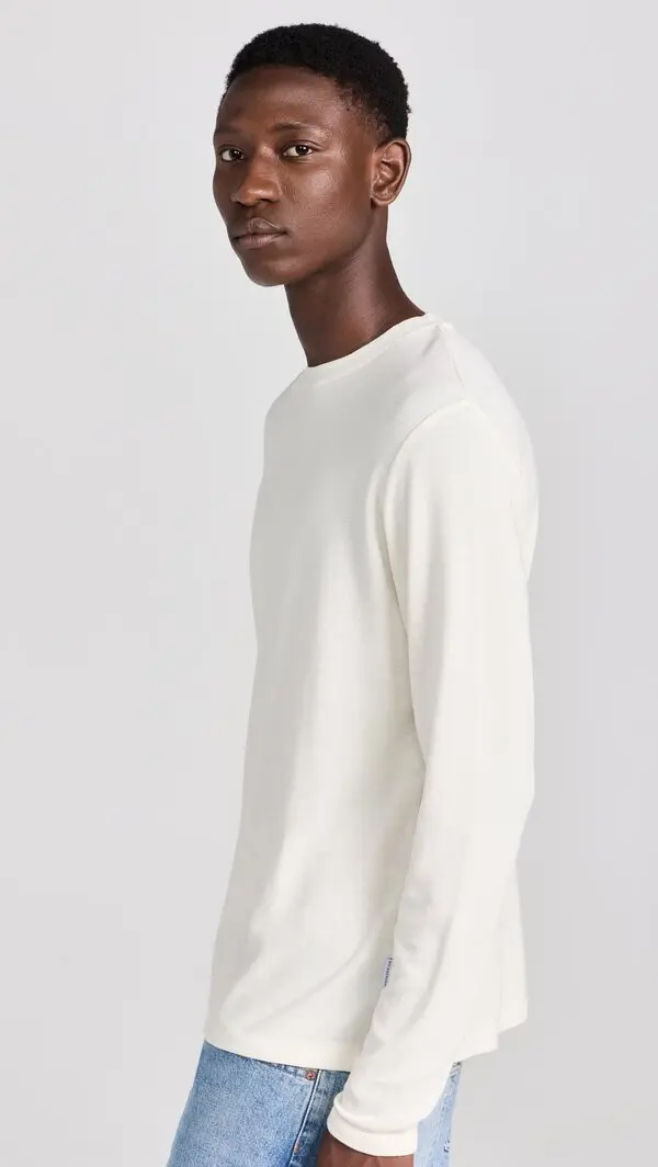 Nn07 Clive Waffle Knit Tee