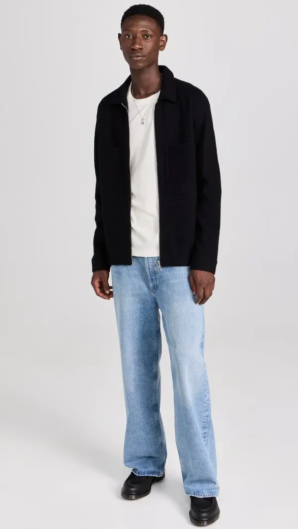 Nn07 Clive Waffle Knit Tee