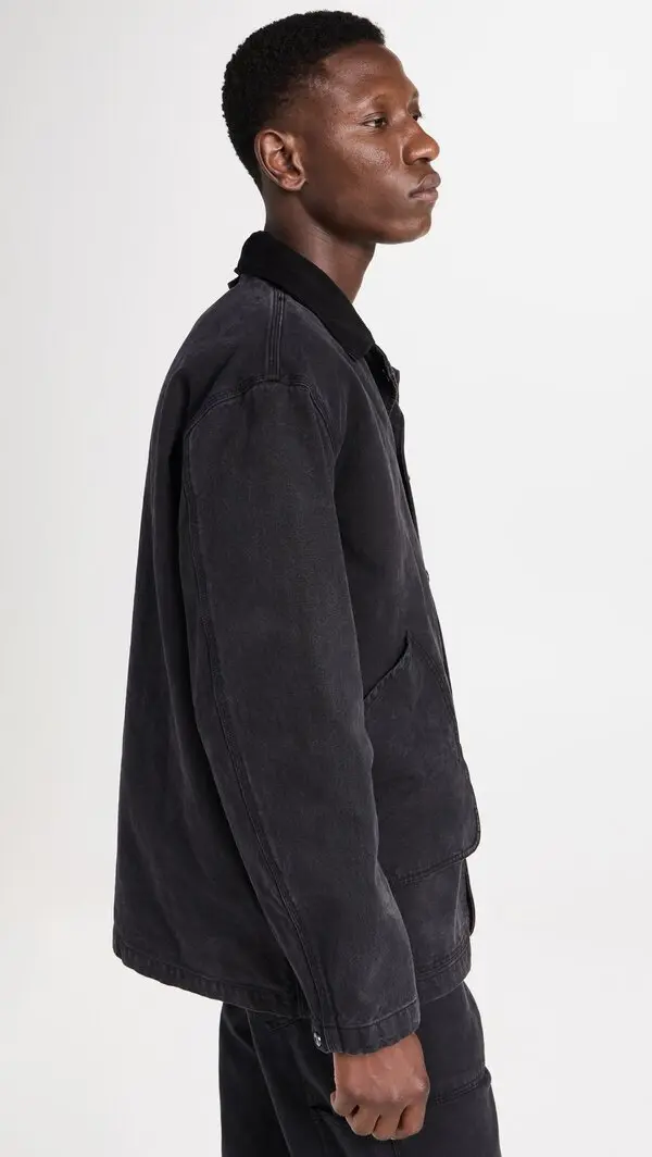 ALEX MILL Frontier Jacket - Washed Black