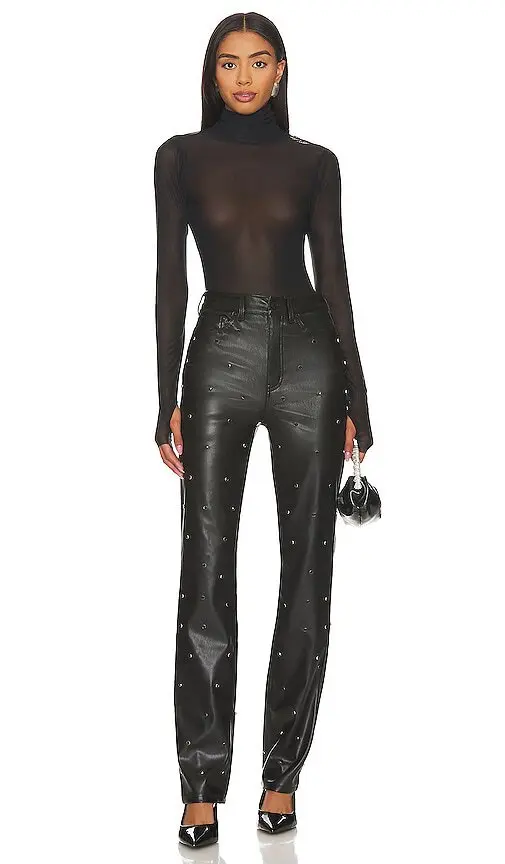 AFRM Zadie Turtleneck Top - Noir