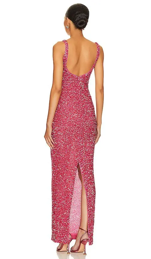 Nbd Janhvi Maxi Dress - Hot Pink