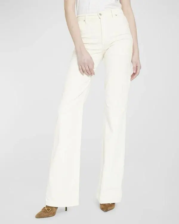 Veronica Beard Crosbie Wide-leg Corduroy Jeans
