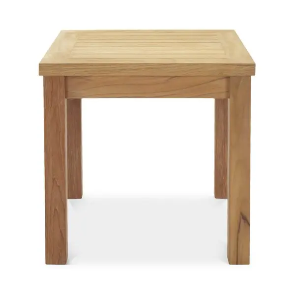 MODWAY Marina Outdoor Patio Teak Side Table
