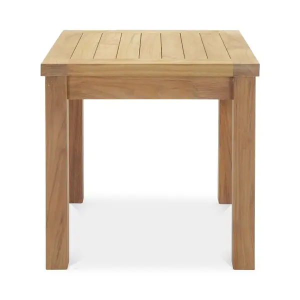 MODWAY Marina Outdoor Patio Teak Side Table
