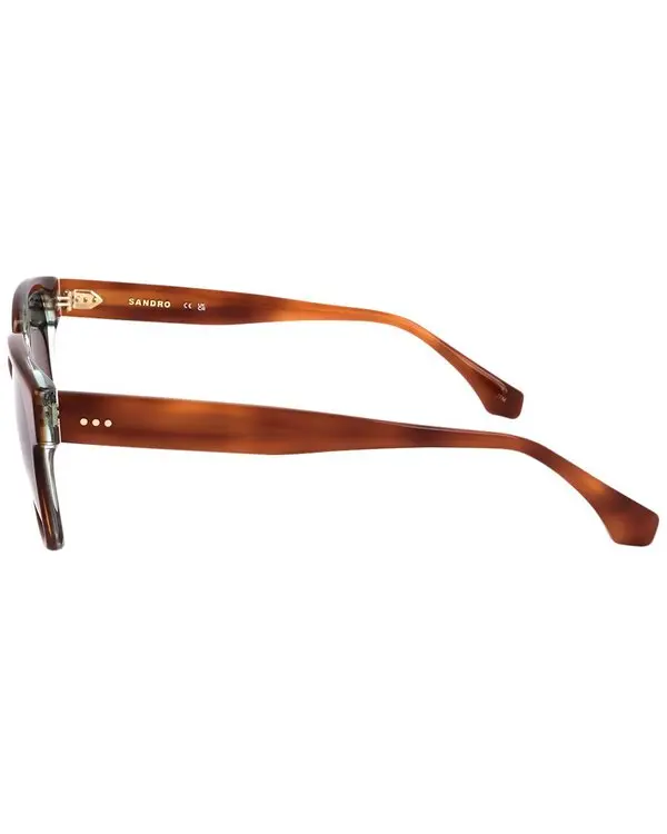 Sandro Sd6029 55mm Sunglasses In Brown - 77% Off | Editorialist display picture 1