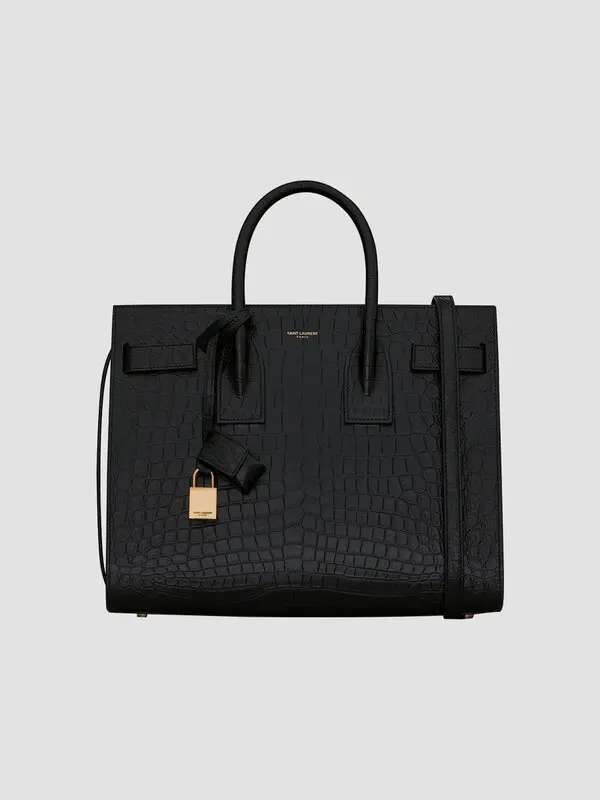 Saint Laurent Sac De Jour Top Handle Bag - Black