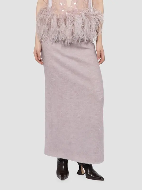 16Arlington Wake Petya Wool-blend Maxi Skirt