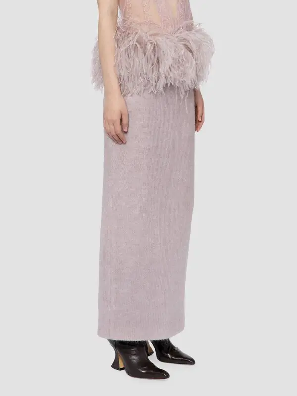 16Arlington Wake Petya Wool-blend Maxi Skirt