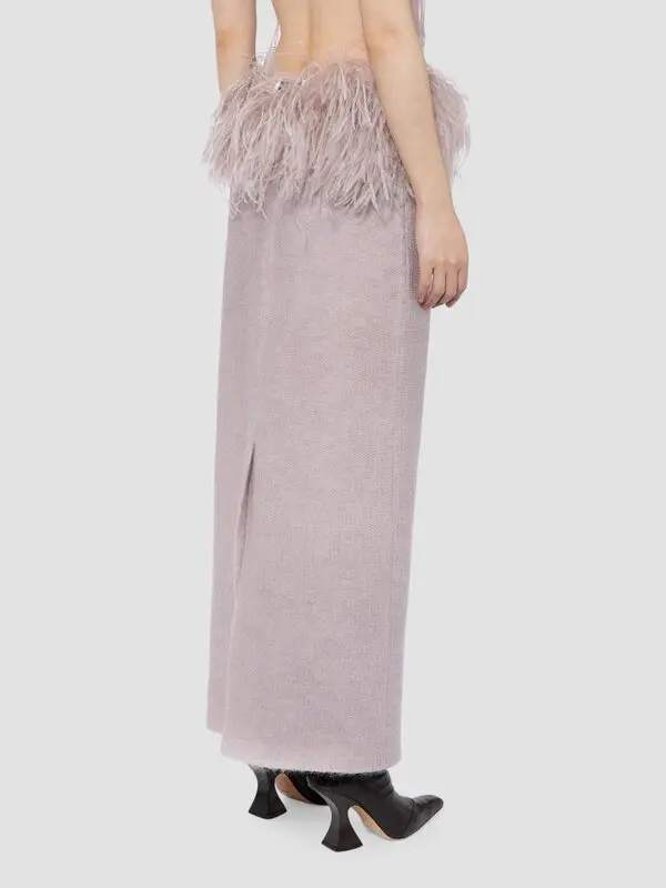 16Arlington Wake Petya Wool-blend Maxi Skirt