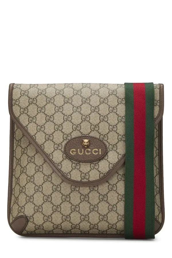 Gucci Original Gg Supreme Neo Vintage Messenger Bag - Brown